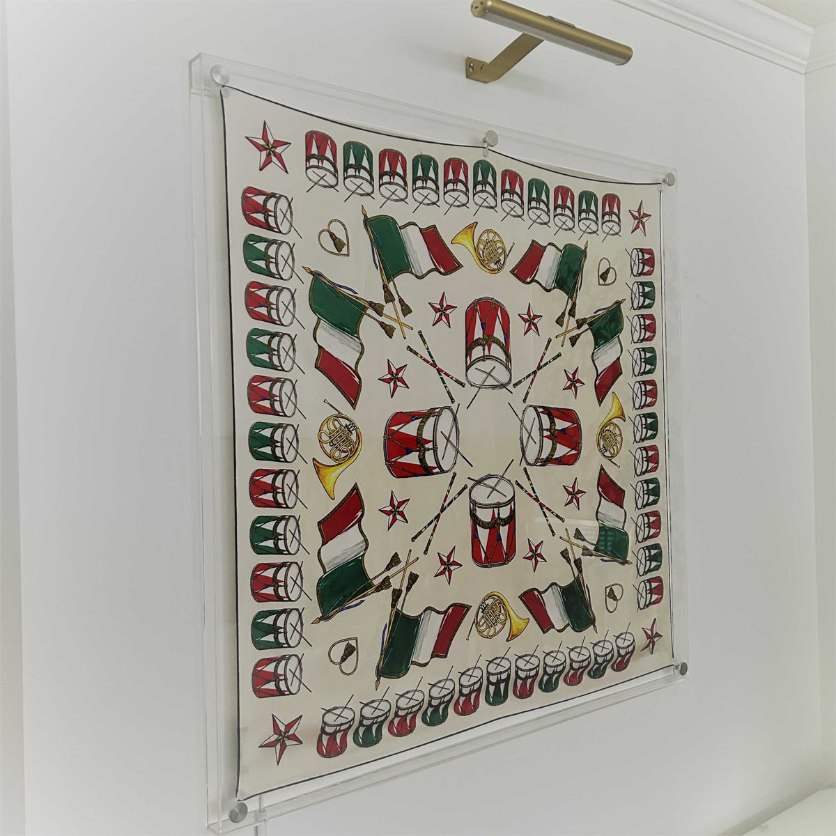 Floating Scarf Display Frame by LuxeDisplay – Luxury Bag Display